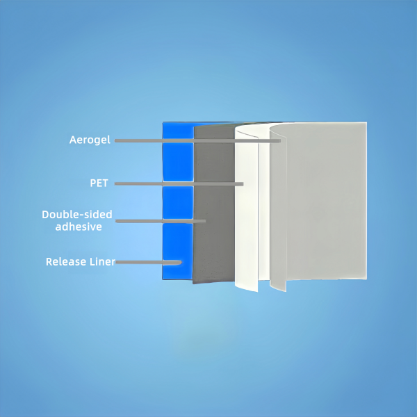ฟิล์มฉนวน PET Aerogel แบบมีกาวในตัว AGF-APDR – Aerogel, Aerogel Felt